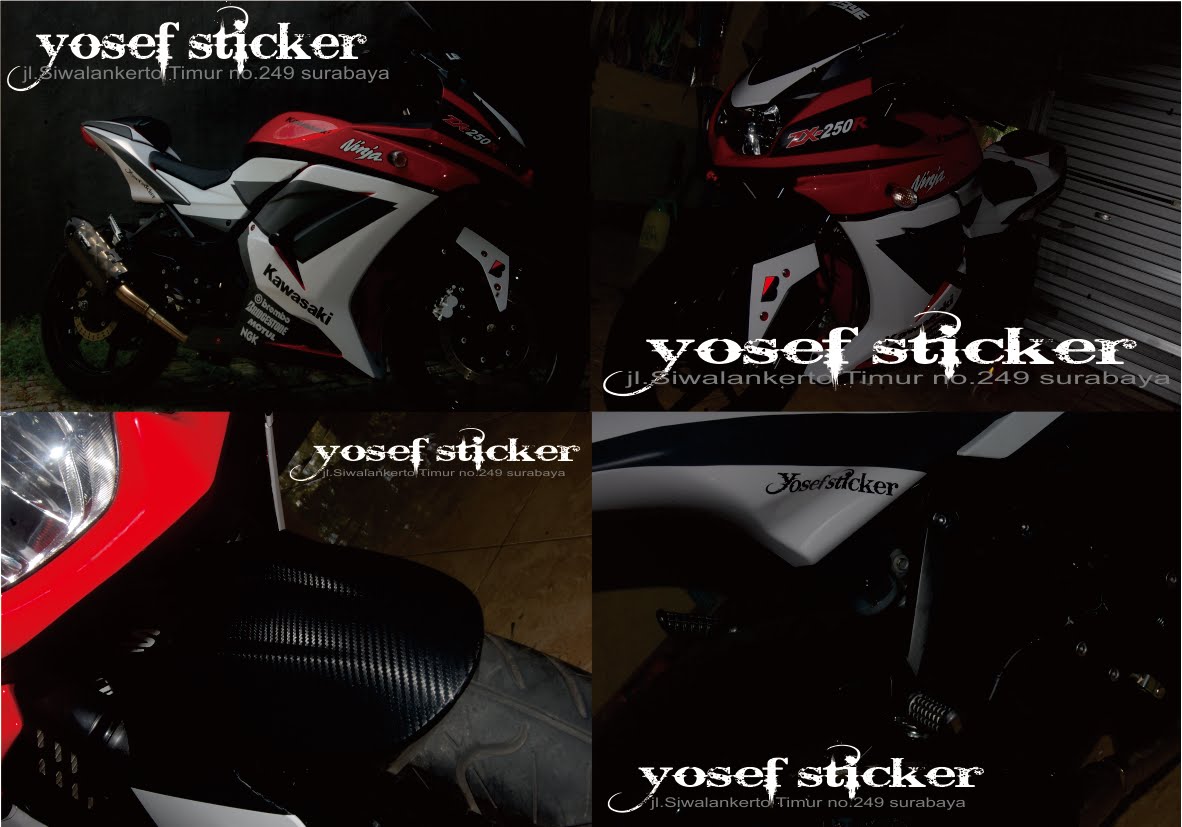 YOSEF CUTTING STICKER (SURABAYA CUTTING STICKER NINJA 250) STICKER ...