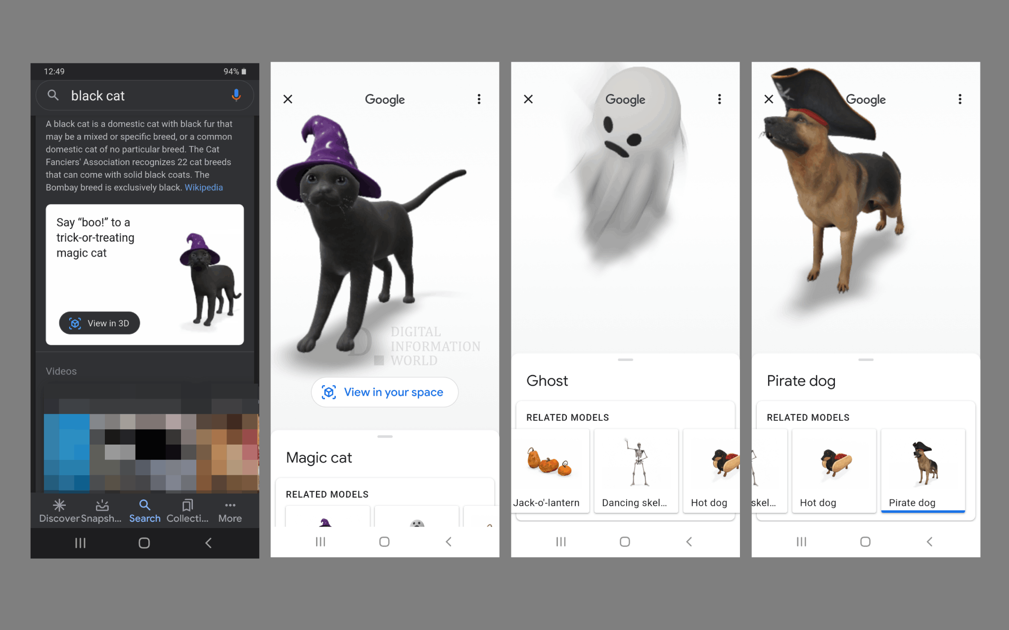 Google Gets Into the Halloween Spirit With New 3D Avatars