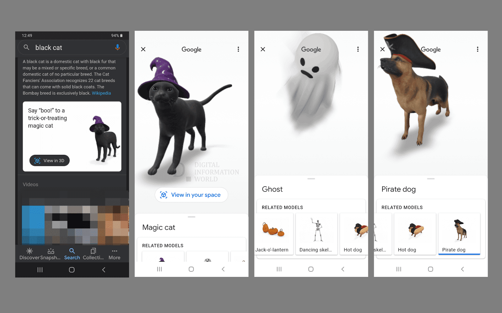 Google Gets Into the Halloween Spirit With New 3D Avatars