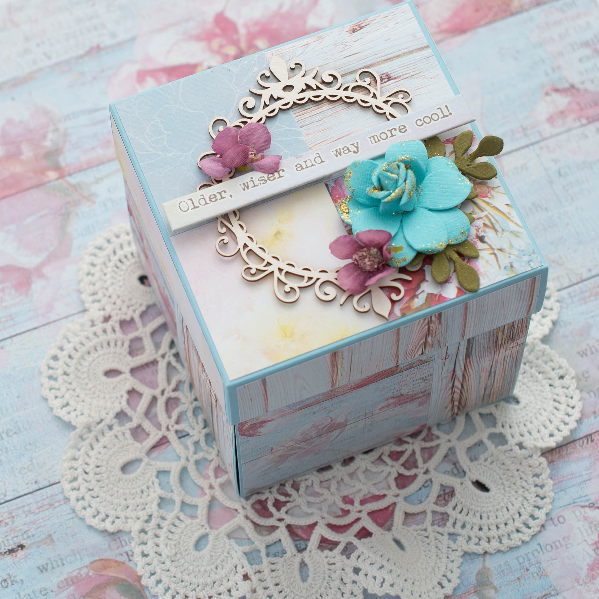 by Aggie: 40. Pastel spring exploding box