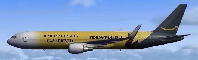 Aviação Arte: Boeing 767-300ERF Amazon Prime Air (Coming 2 America) SS