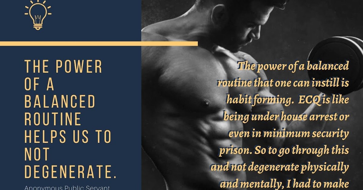 The Power of A Balanced Routine