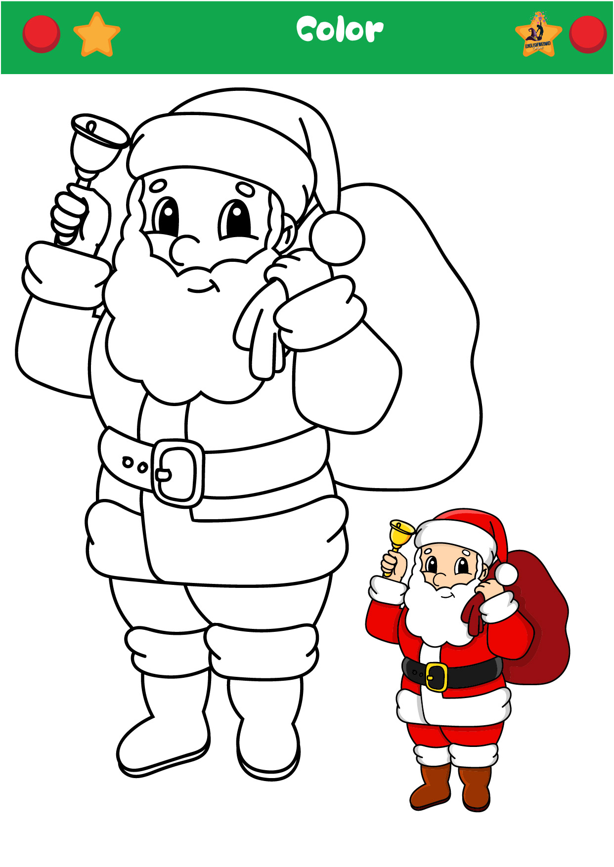 English Wizard Online: ABC Christmas Video, Worksheets, Flashcards ...