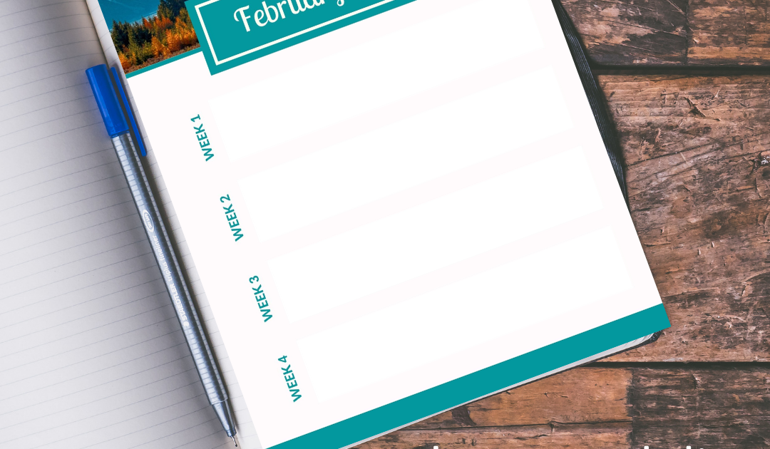 February goals list template - free printable |Keeping it Real