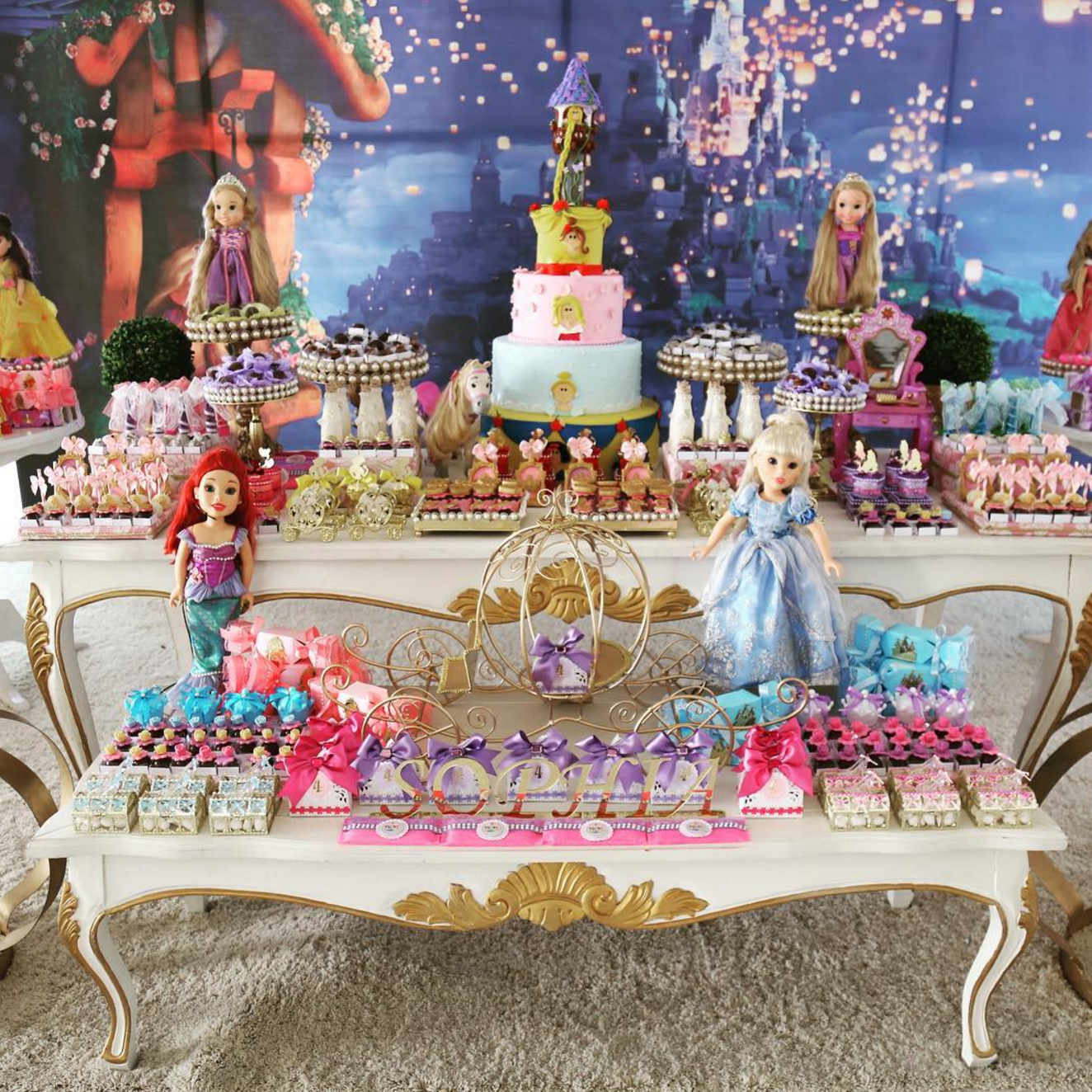 Fiesta Temática de Princesas Disney