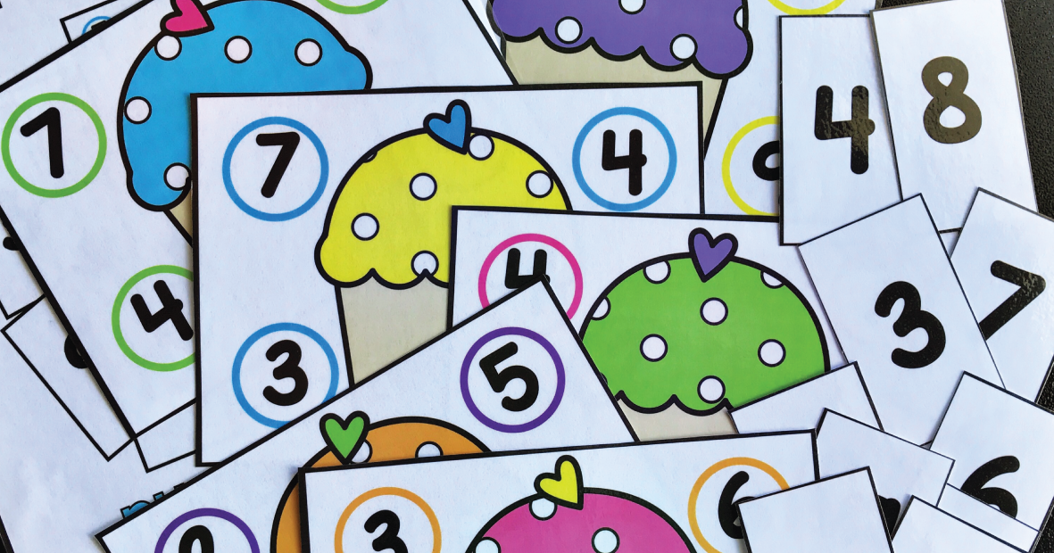 Cupcake Games for Numbers to 10 | From the Pond