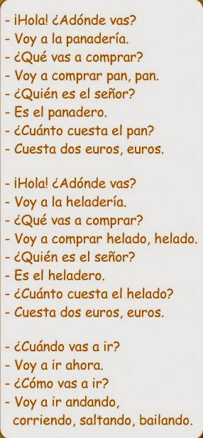 Español divertido: Canción: ¿Adónde vas? - verbo ir