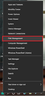how to open disk management in windows 10