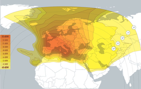 Eutelsat Hot Bird 13B/13C/13E @ 13° East - MagProf.com