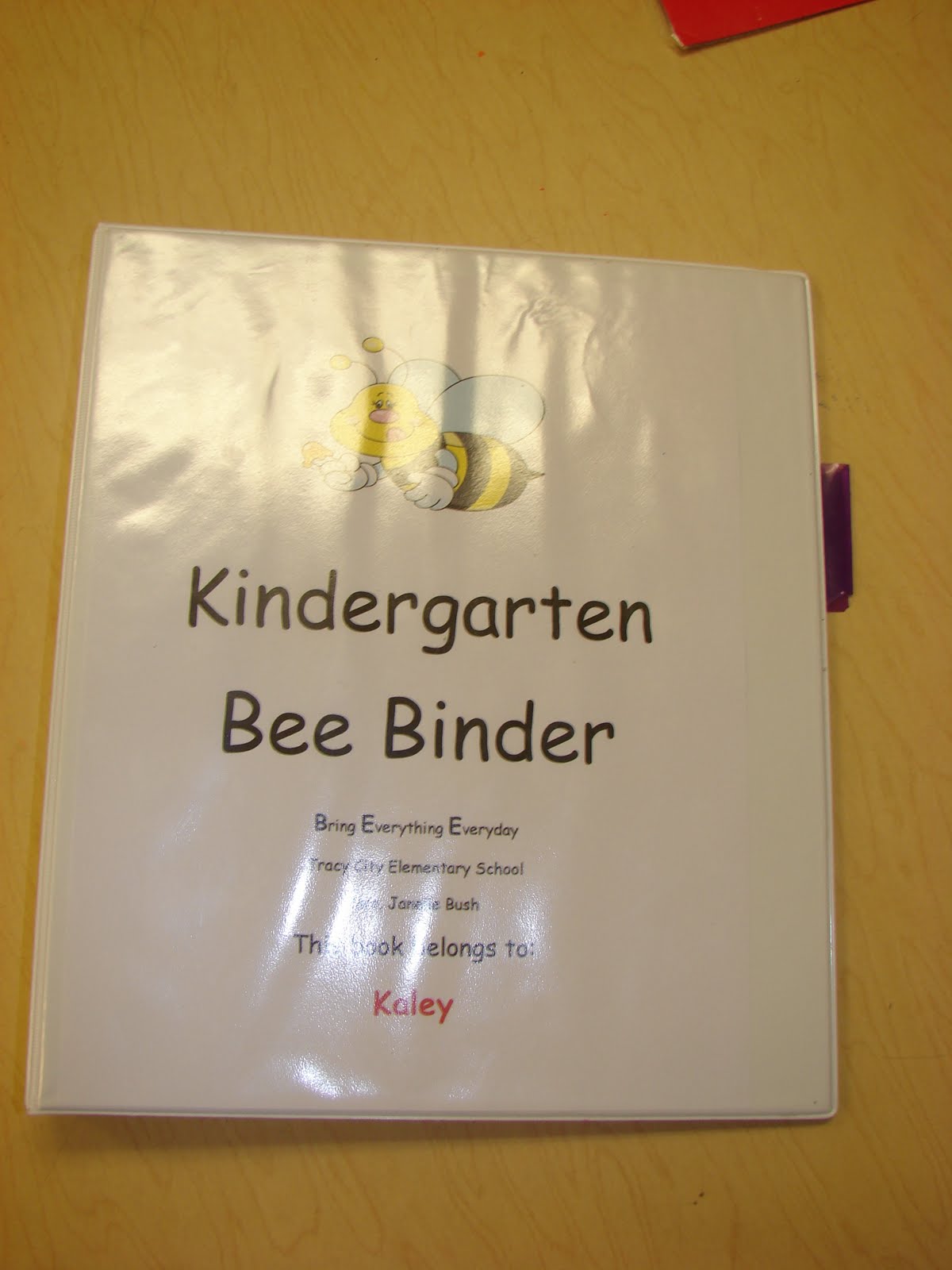 Mrs. Janelle's Kindergarten Kingdom: Mrs. Janelle's Bee Binder