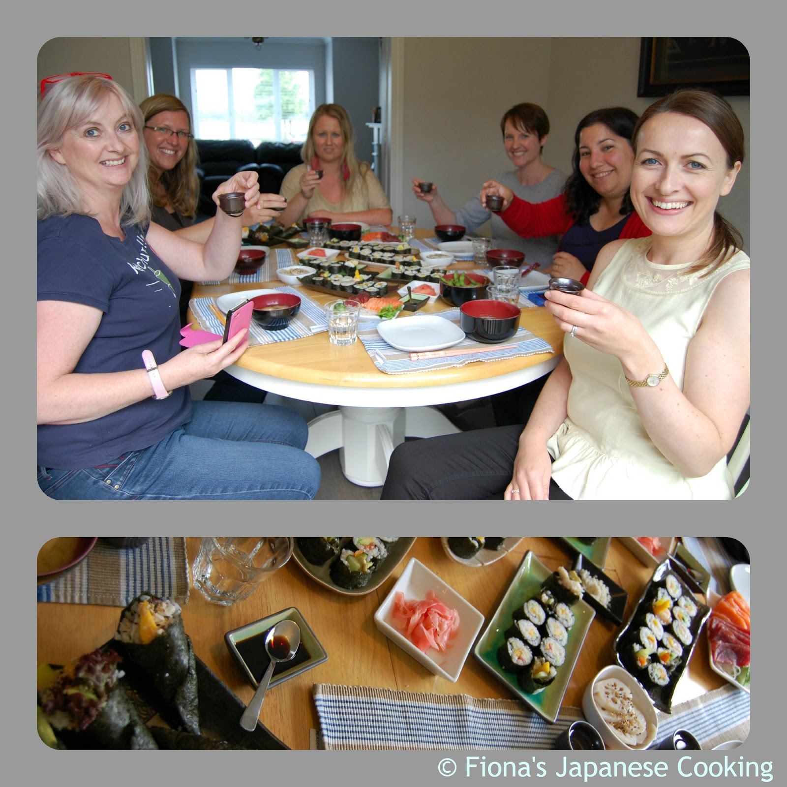 Fiona's Japanese Cooking: My Japanese cooking & sushi class - part II