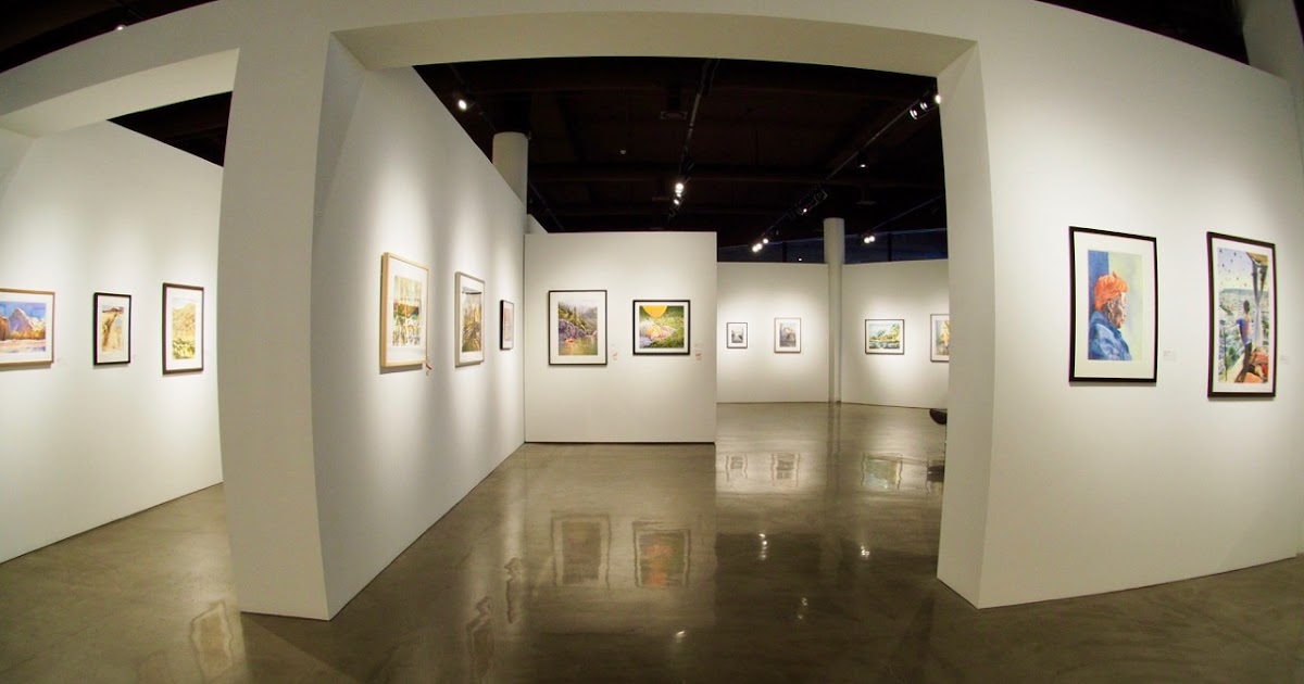 Photos and Stories: Watercolor West at the Brea Art Gallery: A Fisheye View