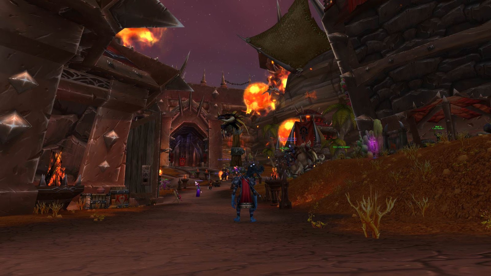 Master of World of Warcraft : Visual - Huge fireballs around your ...