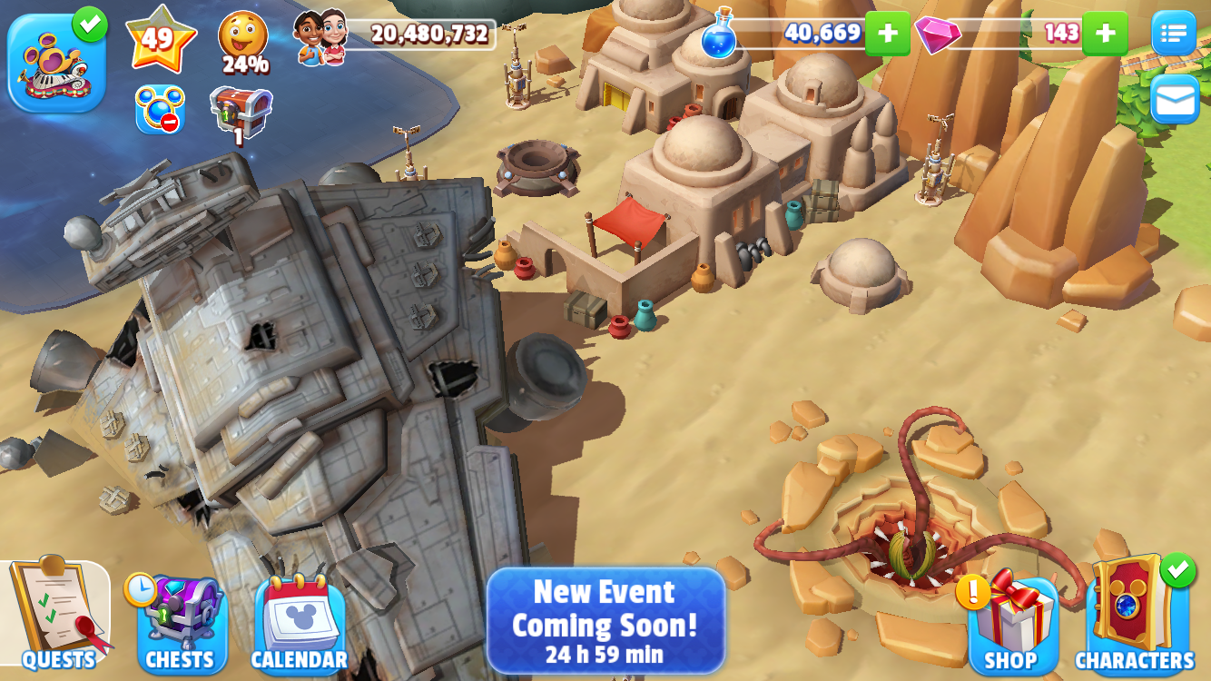 Star Wars Update Disney Magic Kingdoms Overview