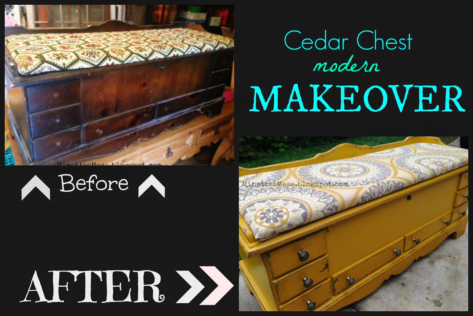 MinettesMaze: Cedar Chest Makeover