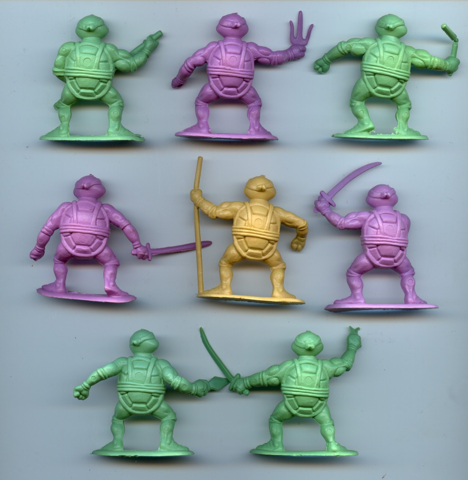 squer's TMNT Collection: 19?? NINJA FIGHTERS MINI FIGURES