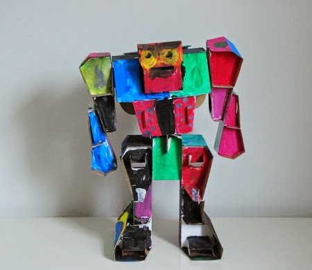 origami robot for kids ~ easy origami instructions for kids crafts