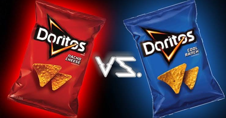 Doritos Nacho Vs Cool Ranch