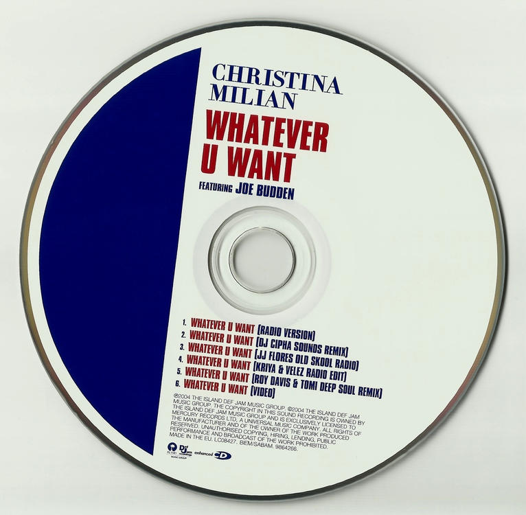 THE CRACK FACTORY: Christina_Milian_Feat._Joe_Budden-Whatever_U_Want ...