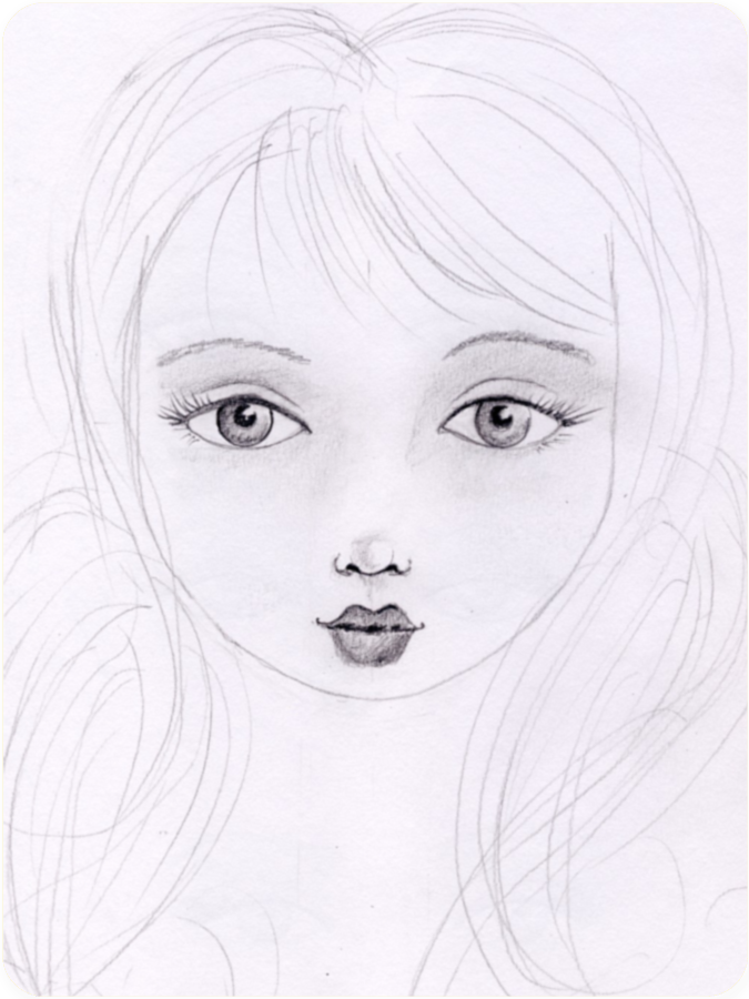 Kell Belle Studio: How to Draw Pretty Faces