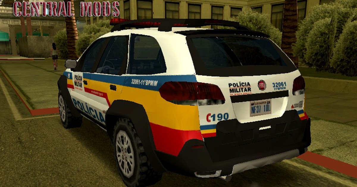 [GTA SA] - Fiat Palio Weekend Adventure 2013 (PMMG e PMESP) ~ Central Mods
