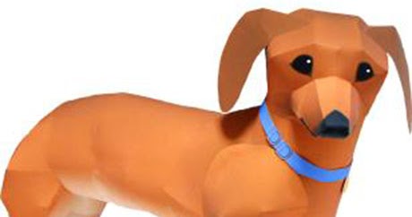 Dachshunds Papercraft | Paperized Crafts