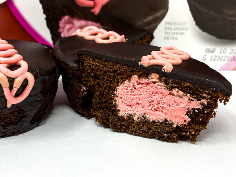 Tales of the Flowers: Hostess Dark Chocolate Raspberry Creme Cupcake