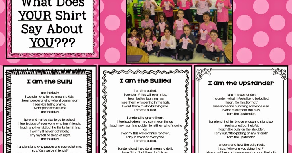Pink Shirt Day 2015 - Primary Teaching Resources