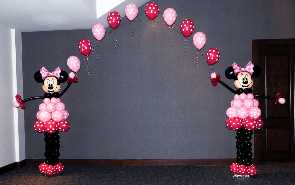 Esculturas De Globos De Minnie Mouse