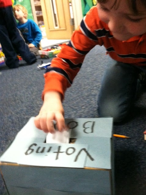 Miss Mangum's Class: Voting for a Class Pet