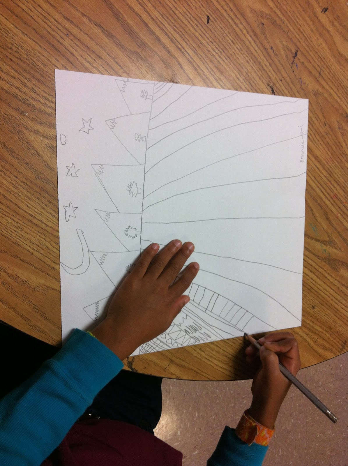 ChumleyScobey Art Room: Watercolor Abstract Landscapes by 1st Grade