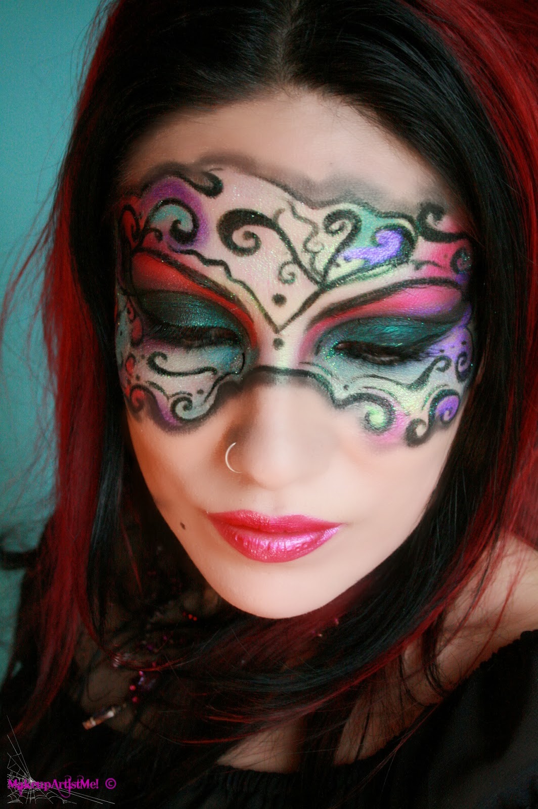 Masked Beauty - Masquerade Costume Makeup Tutorial
