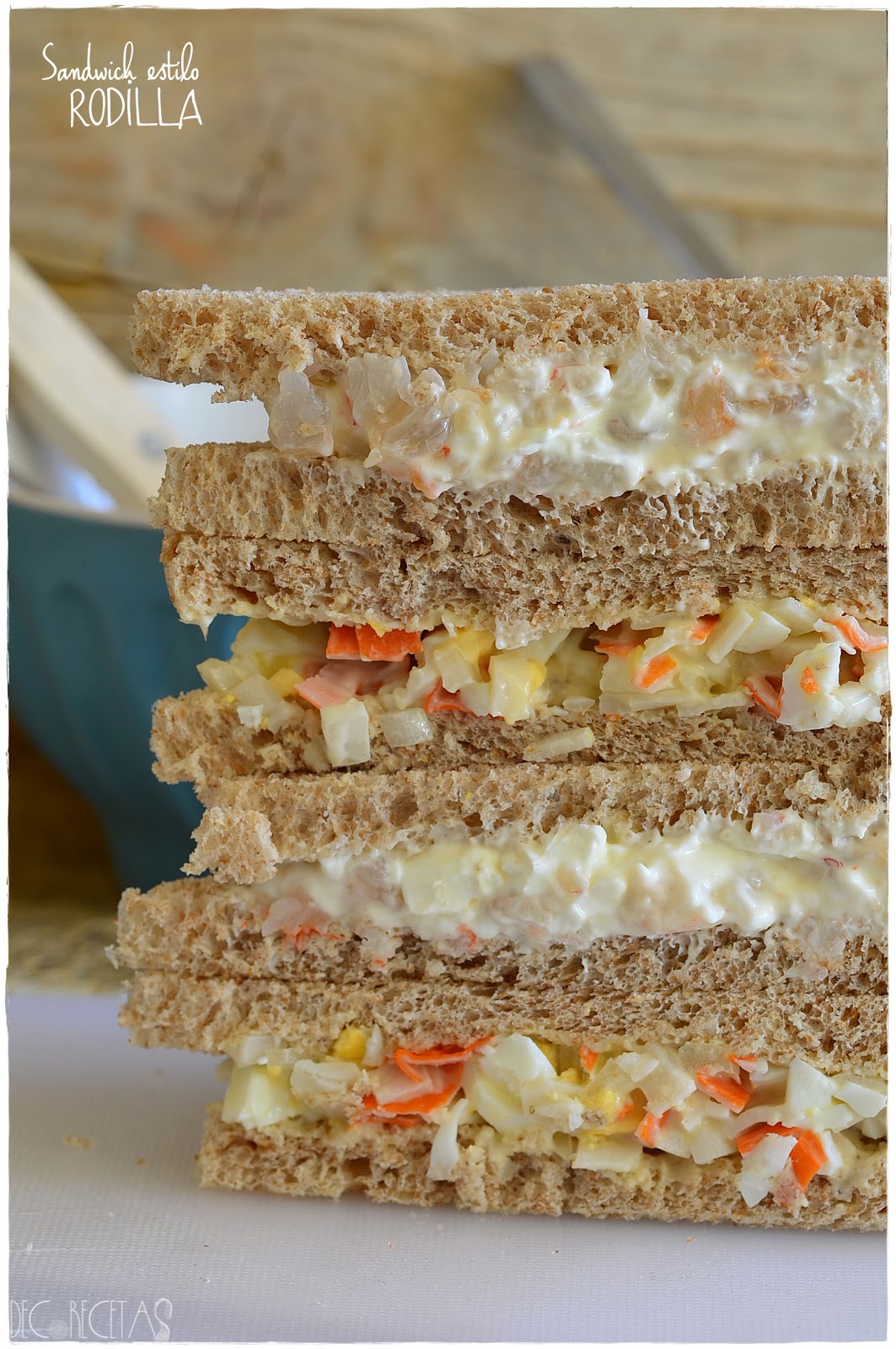 Sandwich estilo Rodilla | DECORECETAS