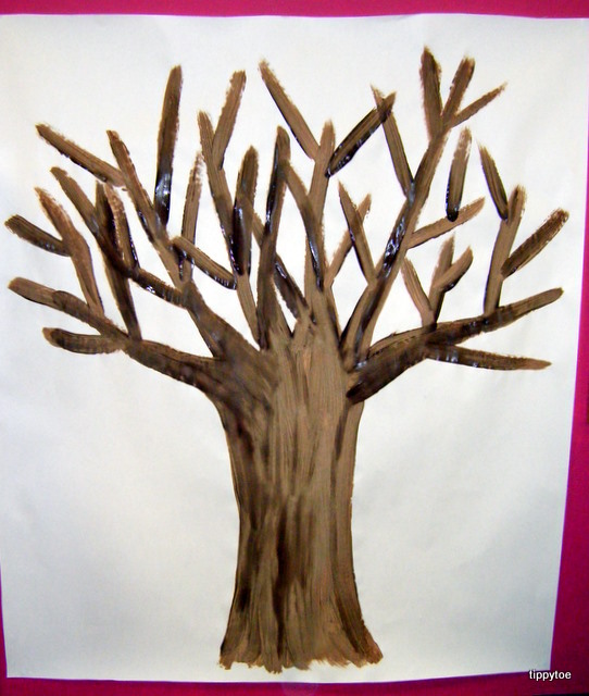 Tippytoe Crafts: Fall Tree