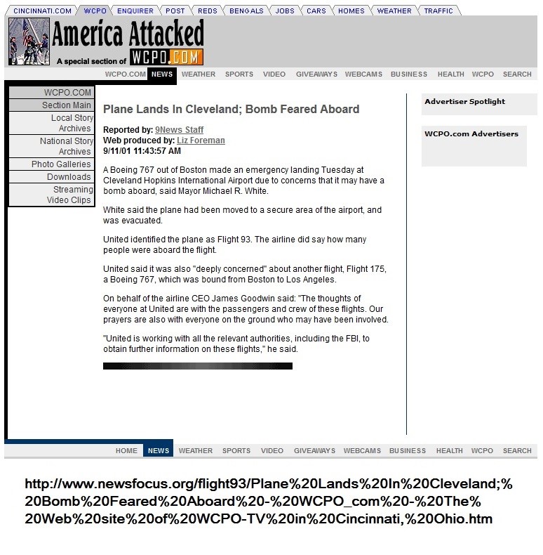 9/11 – Flight 93 – More to the Story – Check The Evidence