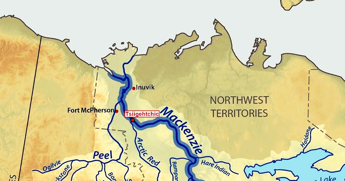 Ultima Thule: Tsiigehtchic (Arctic Red River), a northernly community on the banks of the ...