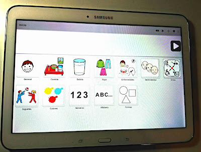 Necesidades educativas. Discapacidad motora.: Aplicación Let me Talk ...