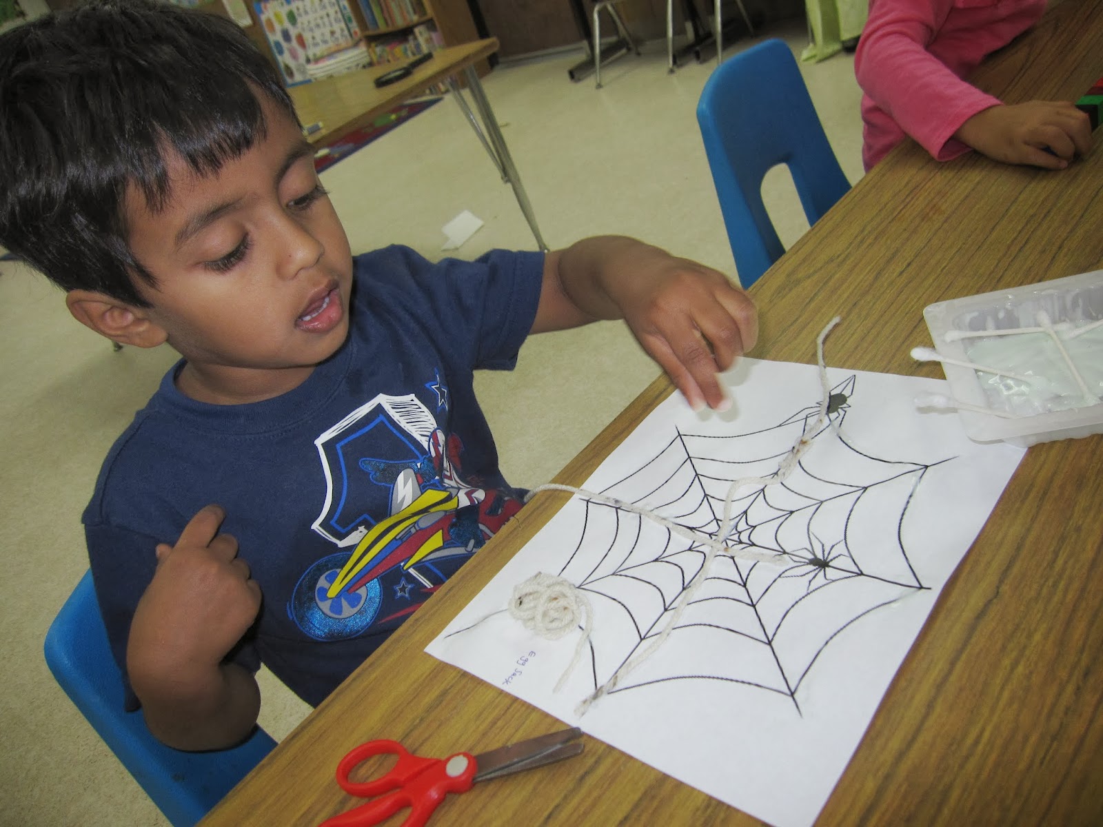 Preschool For Rookies: Spider Web Science Craft