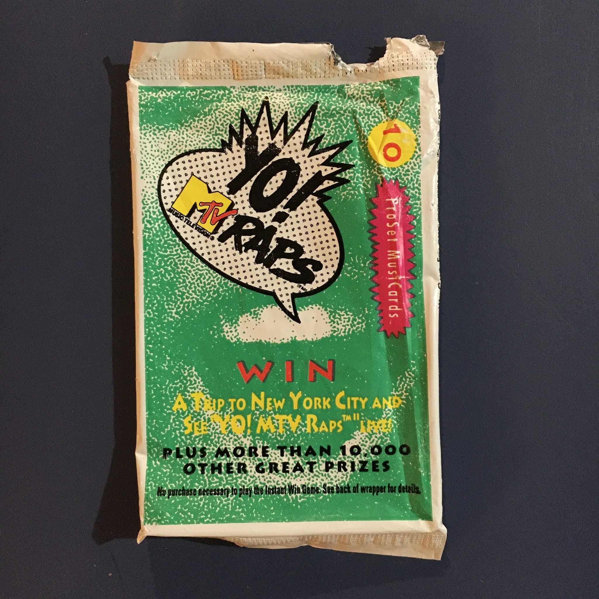 Death Stare Cards: Pre-Opened Packs #1 (and #2) 1991 Pro Set Yo! MTV ...