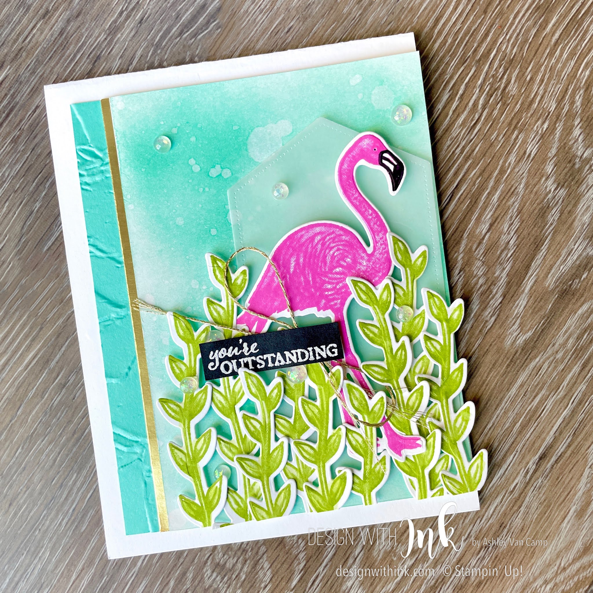 Design With Ink: Friendly Flamingo