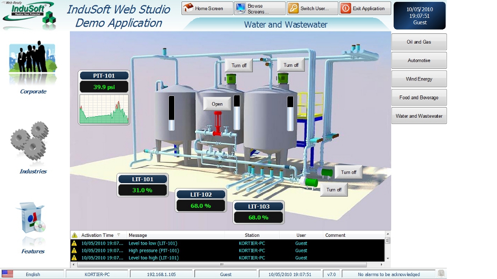 Indusoft México: Herramientas Gráficas