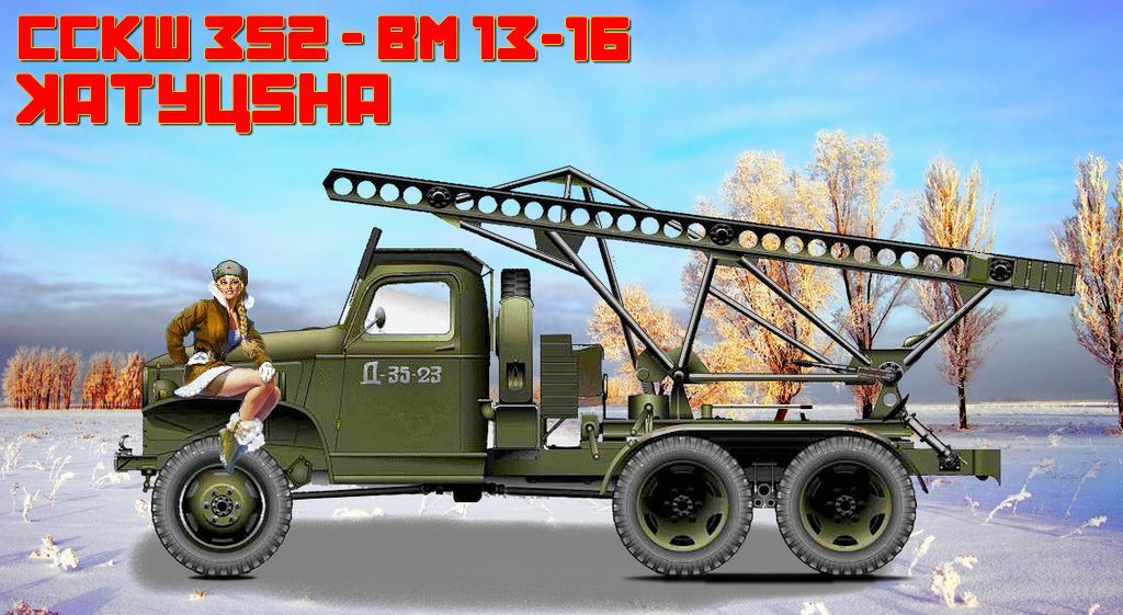 Panzerserra Bunker- Military Scale Models in 1/35 scale: CCKW 352 BM-13 ...