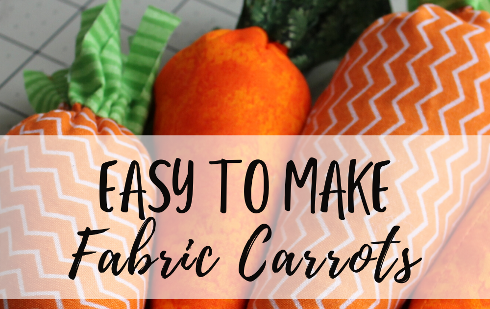 Deb's Days: Make Homemade Stuffed Fabric Carrot Decorations - Tutorial ...