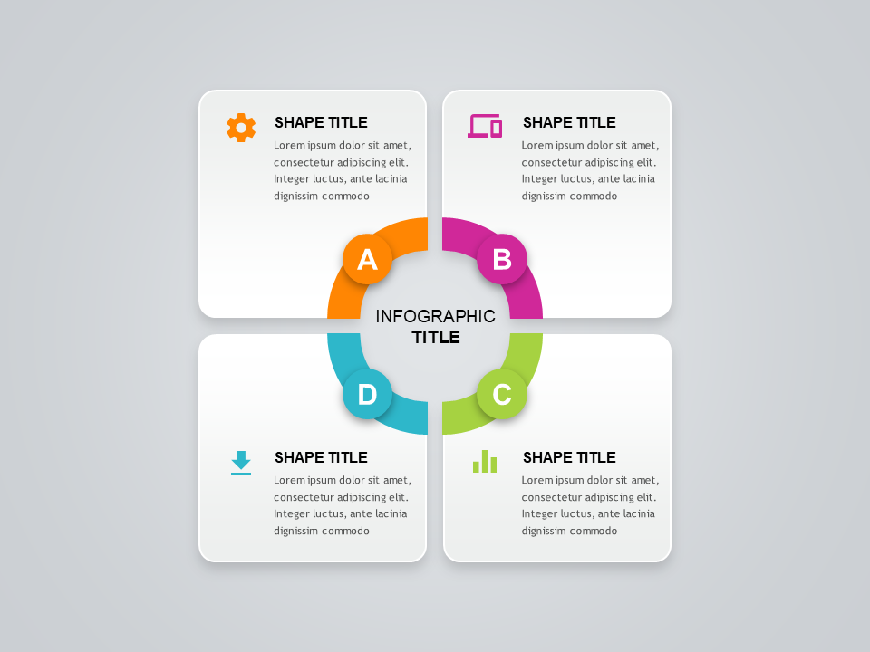 Round Square Circle Rotation PowerPoint Templates - PowerPoint Free