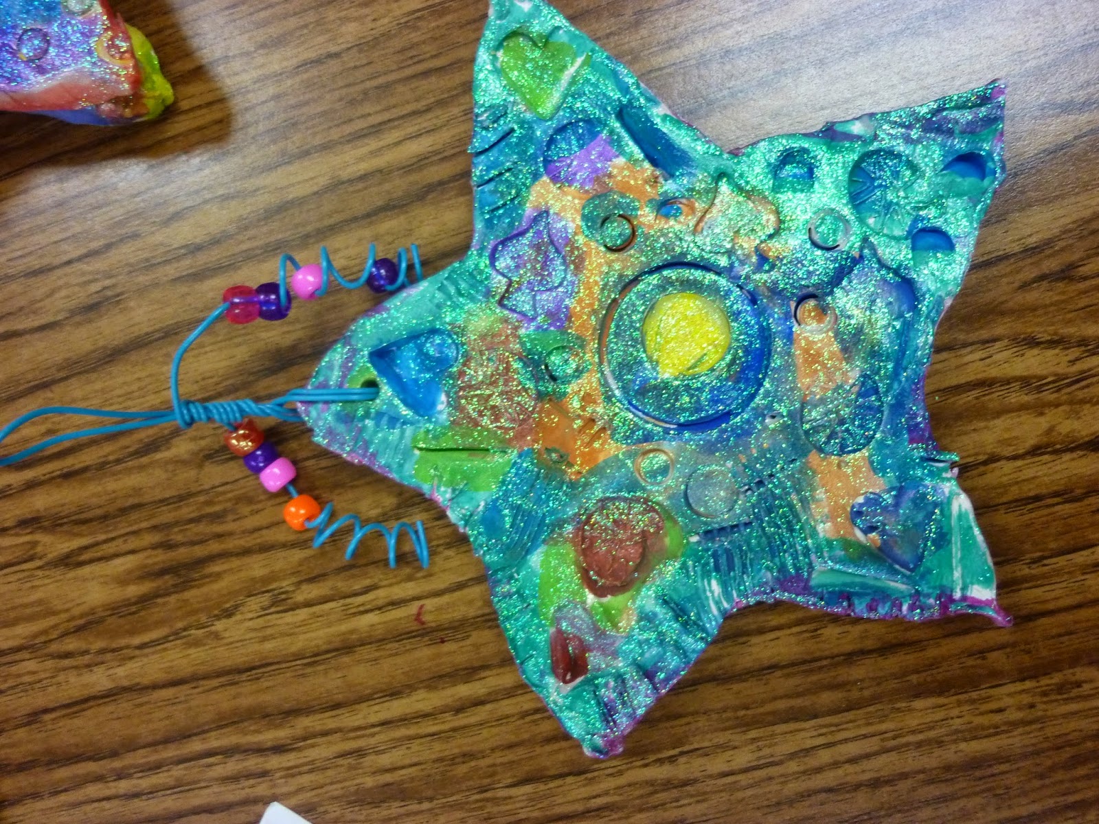 Mrs. Werner's Art Room: Kinder Clay Texture Stars
