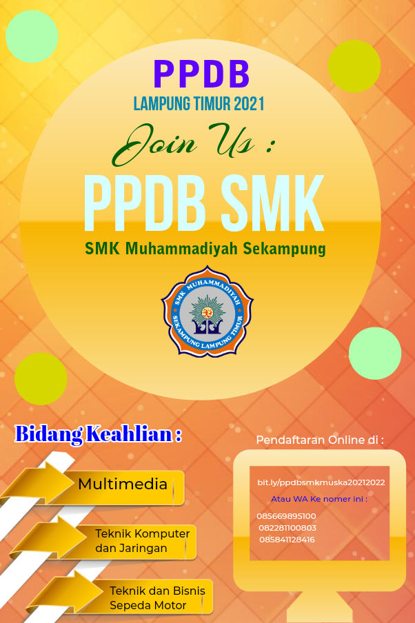 MS. Media com: Bahan Desain Poster PPDB SMK Muska
