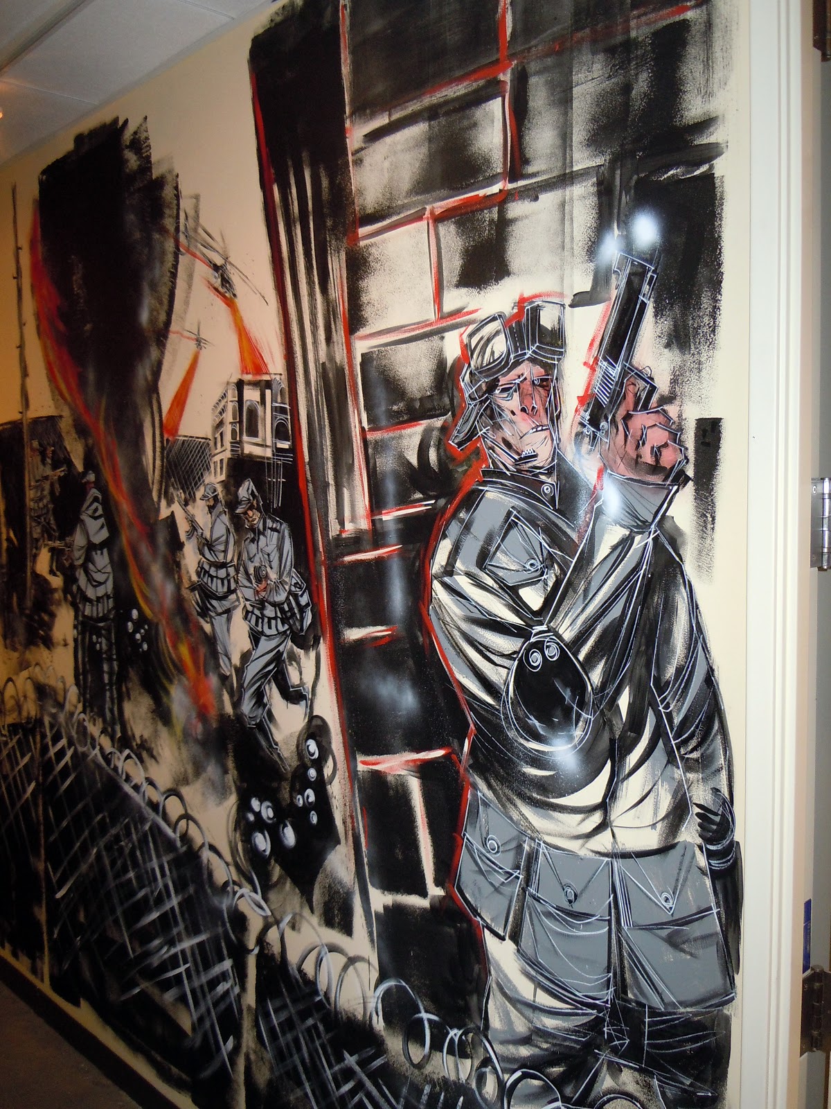 Dave Crosland's "On The Slate": Call of Duty Mural: Phase Two - Black Ops
