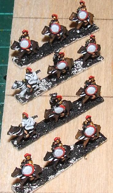 Marching in Colour: Painting: 6mm Punic Wars, Carthage Cavalry