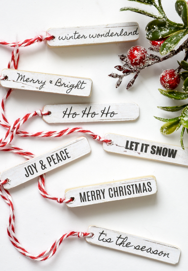 Free Printable to Make Easy Winter Tags | Little House of Four ...