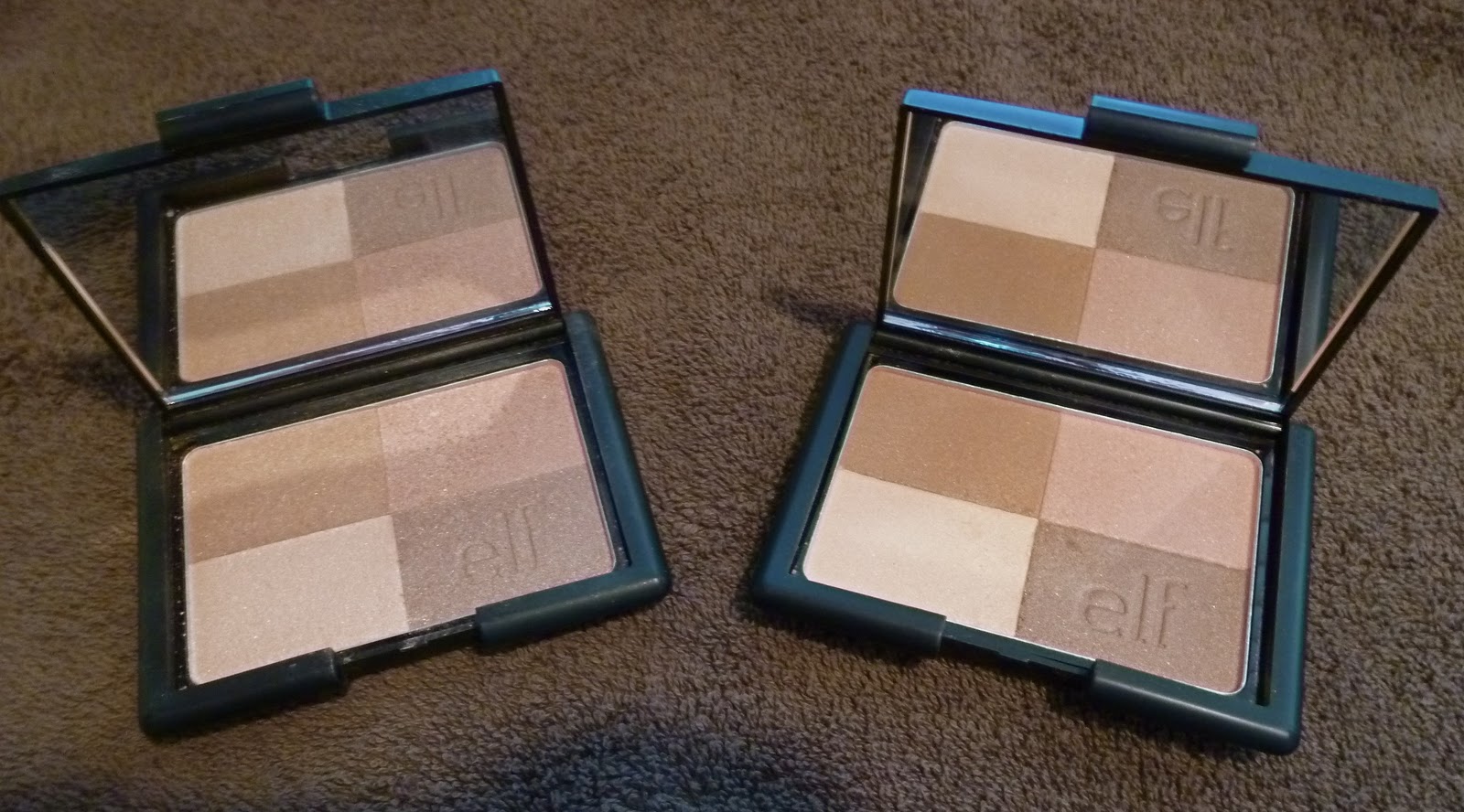 My best beauty buys.: Comparison of the ELF Golden bronzer vs ELF Warm ...